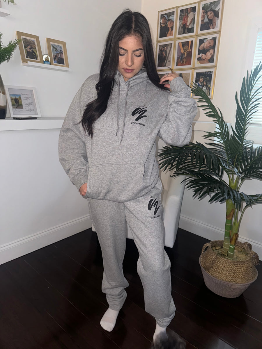 Limited Edition VZN Jogger Sweatpants (Gray) **VOLUME 2** – VZN Apparel