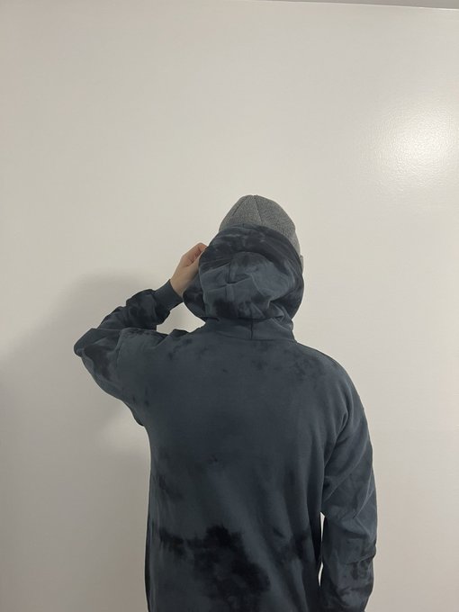 Black/Grey VZN Tie Dye Hoodie (Limited Edition) – VZN Apparel